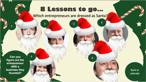 Business Christmas Activities - 12 lesson countdown | Teaching Resources