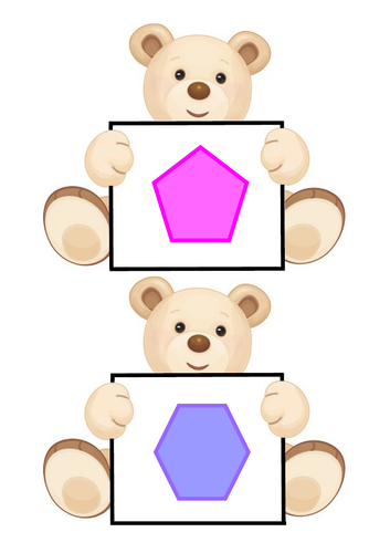 Bears with 2D shape | Teaching Resources