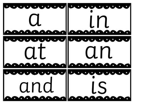 NLC Common Words Stage 1 | Teaching Resources