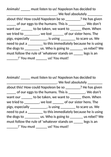 Animal Farm KS3 SEN | Teaching Resources