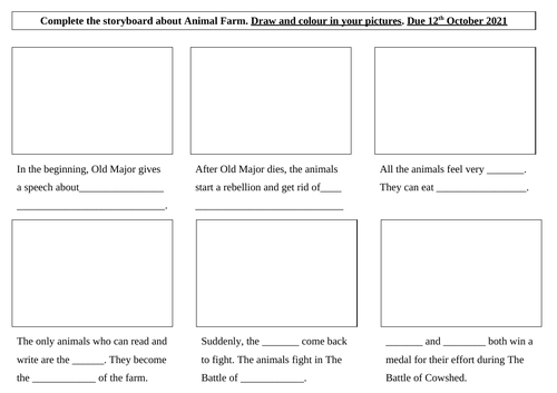 Animal Farm Activities Ks3