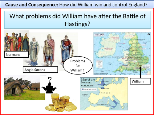 How did William control England? (feudal system) | Teaching Resources