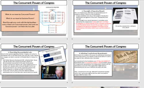 Congress- The Structure and Powers of Congress | Teaching Resources
