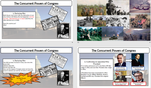Congress- The Structure and Powers of Congress | Teaching Resources