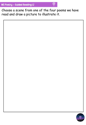 KS2 World War II Poetry Guided Reading Unit | Teaching Resources