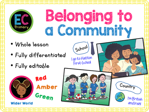 Belonging to a Community - KS1 | Teaching Resources