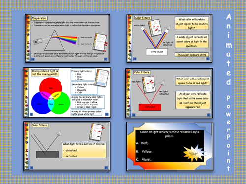 Light - Dispersion and Colour Filters - Distance Learning and ...