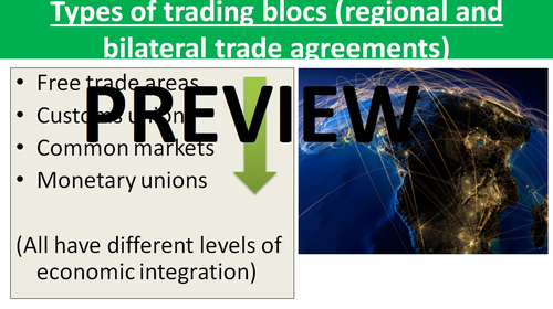 4.1.5 Trading blocs and WTO (World Trade Organisation) - Theme 4 ...