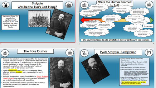Stolypin -Reform and Repression | Teaching Resources