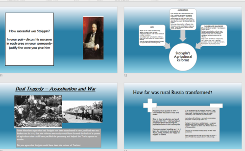 Stolypin -Reform and Repression | Teaching Resources