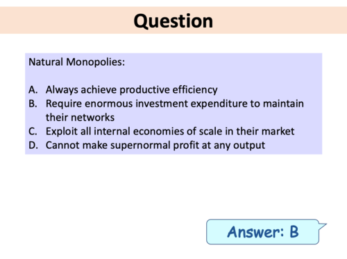 Monopoly - A level Economics | Teaching Resources