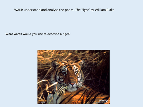 KS3 Nature Poetry | Teaching Resources