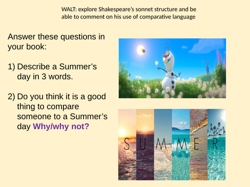 KS3 Nature Poetry | Teaching Resources