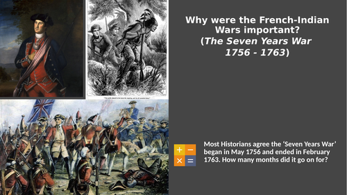 French-Indian Wars - 7 Years War | Teaching Resources
