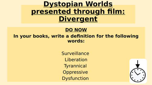Dystopian Fiction | Teaching Resources