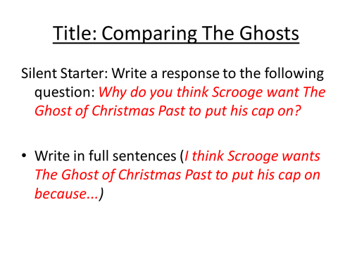 A Christmas Carol GCSE | Teaching Resources