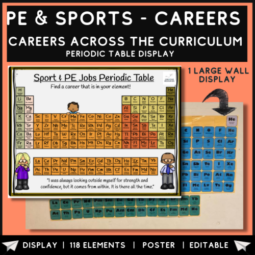 Sports and PE Careers Display | Teaching Resources