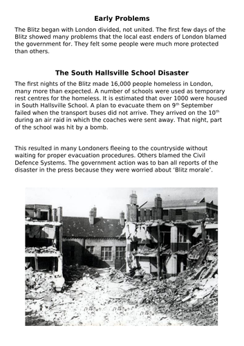 WARFARE THROUGH TIME: LONDON AND THE SECOND WORLD WAR UNIT 5 BUNDLE ...