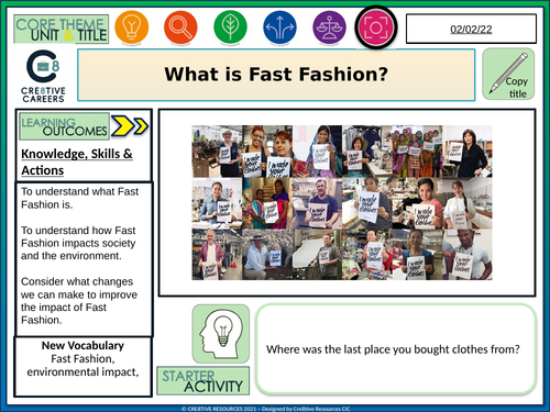 Fast Fashion Lesson | Teaching Resources