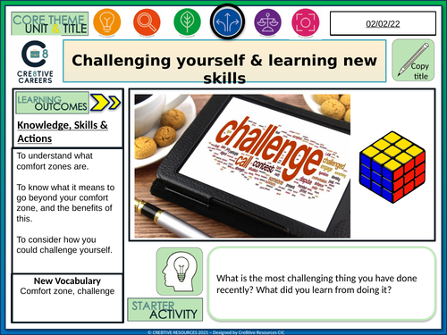 Challenging Yourself PSHE and Self Esteem | Teaching Resources