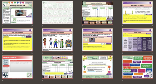 Balancing Work and Life Careers Lesson | Teaching Resources