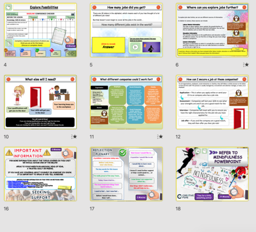 Explore Possibilities - Careers Lesson | Teaching Resources