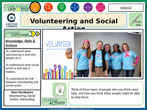 Volunteering and Social Action | Teaching Resources