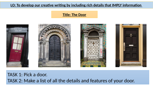 English Cover Lessons - Creative writing | Teaching Resources