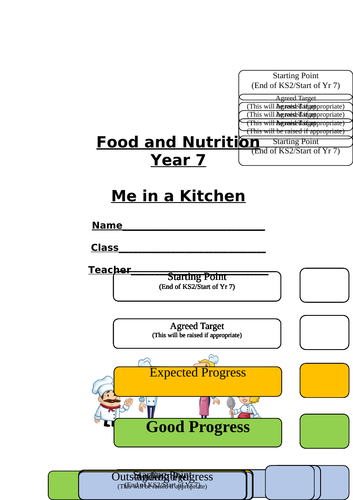Year 7 or 8 Food Workbook | Teaching Resources