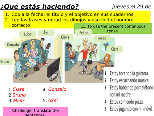 GCSE Spanish - Module 3 - Mi Gente | Teaching Resources GCSE Spanish - Module 3 - Mi Gente | Teaching Resources