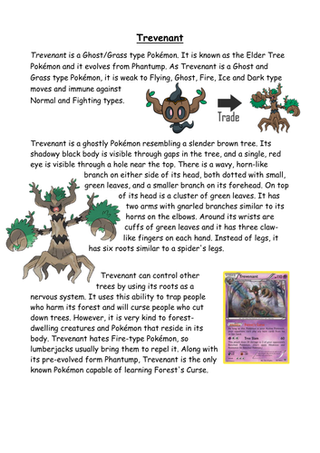 Pokemon Comprehension | Teaching Resources