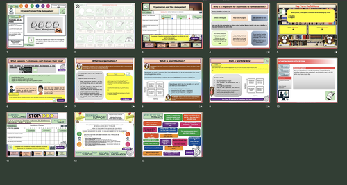 Organisation + Time Management | Teaching Resources