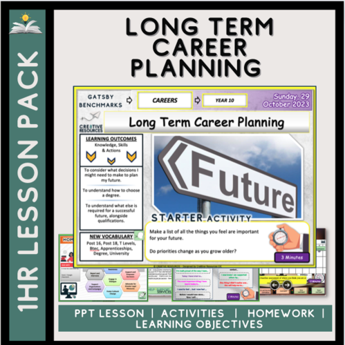 Long Term Career Planning | Teaching Resources