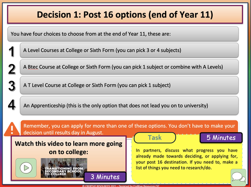 Long Term Career Planning | Teaching Resources