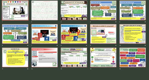 Working Hours for 15-18 Year Olds | Teaching Resources