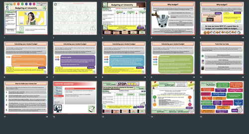 Budgeting for University Careers Lesson | Teaching Resources
