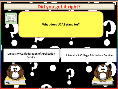 UCAS Process Applying Lesson | Teaching Resources