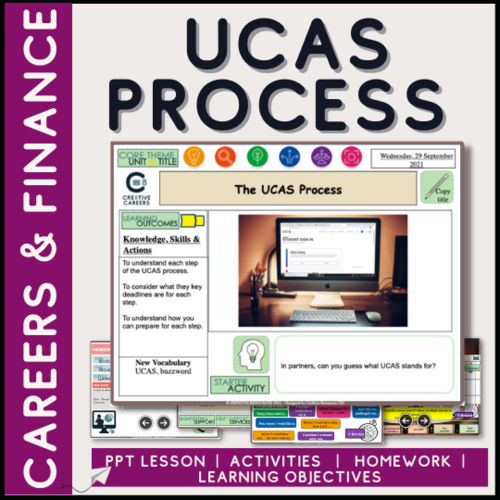 UCAS Process Applying Lesson | Teaching Resources