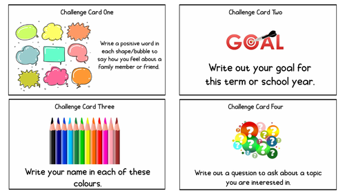 20 Writing Challenge Cards KS1 | Teaching Resources