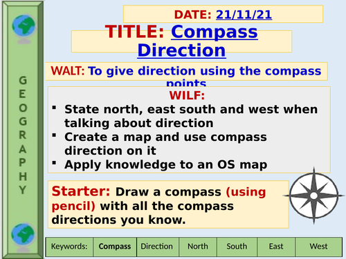 Map Skills- Compass Directions | Teaching Resources