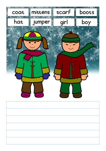 Let's write about Christmas and Winter KS1 | Teaching Resources