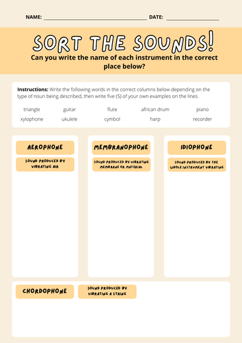Sort The Sounds! (With Teachers Cheat Sheet!) | Teaching Resources