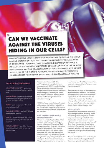 Can we vaccinate against the viruses hiding in our cells? | Teaching ...