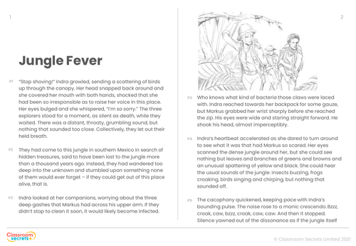 Year 6 Jungle Fever - Reading Skills | Teaching Resources