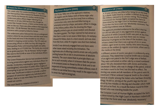 Human Rights Article 2 (Right to Life) - A2 LAW | Teaching Resources