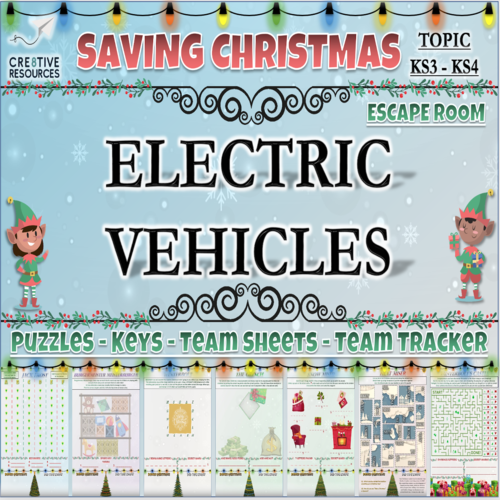 Electric Vehicles Escape Room | Teaching Resources