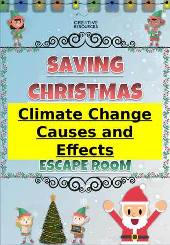 Climate Change Causes + Effects Escape Room | Teaching Resources
