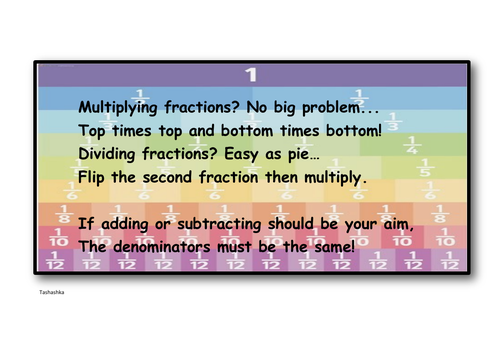 Fractions Rhyme | Teaching Resources