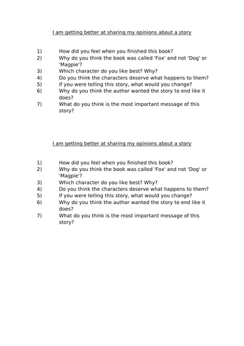 Fox by Margaret Wild Literacy Planning | Teaching Resources