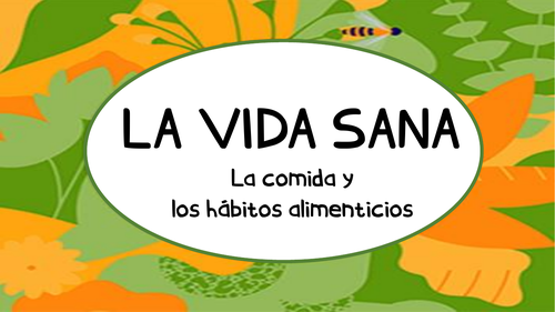 Healthy Living Spanish Materials GCSE/IGCSE | Teaching Resources